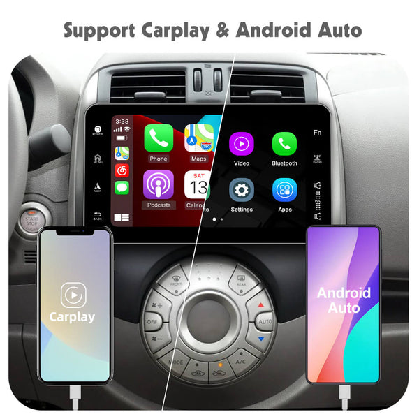 ISUDAR 1 DIN Android 10 Car Radio 8 Inch Screen Universal Car Stereo ...