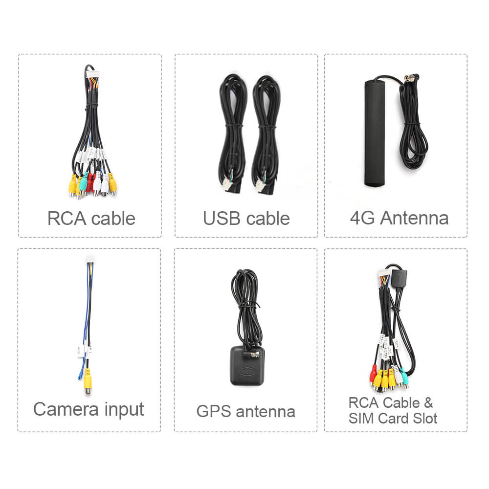 9 inch 10 inch T68B RDS Universal Car Multimedia Player Android Radio ...