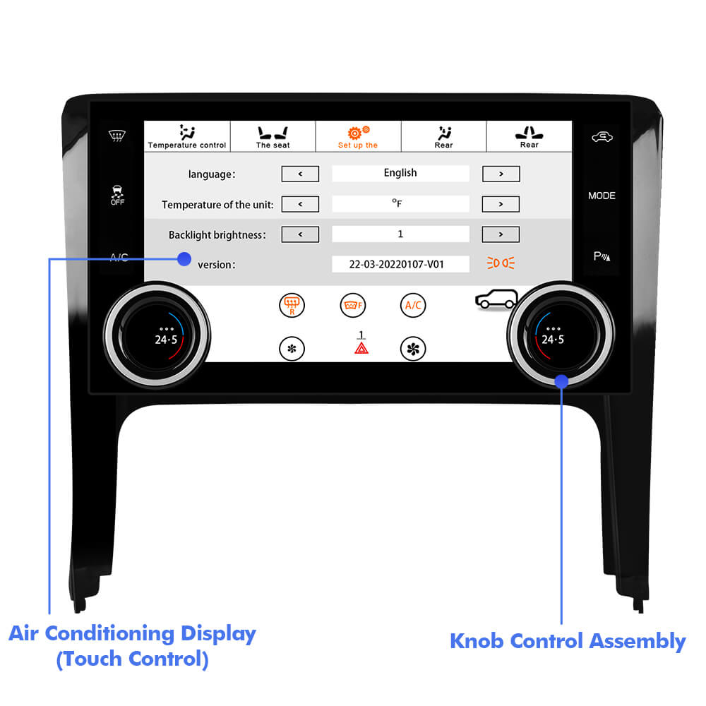 Car Air Conditioning Control Touch Screen Panel for Range Rover Sport ...
