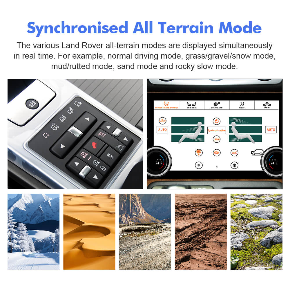 Car Air Conditioning Control Touch Screen Panel for Range Rover Sport ...