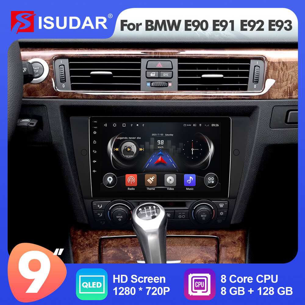 For BMW E90 E91 E92 E93 Android 12 stereo Car Radio Multimedia ...