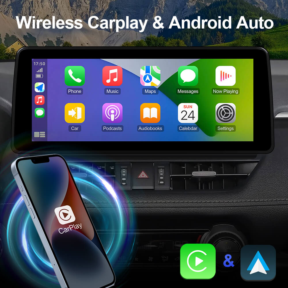 12.3 Inch Android 12 Apple Carplay Car Stero For Toyota RAV4 2019 ...