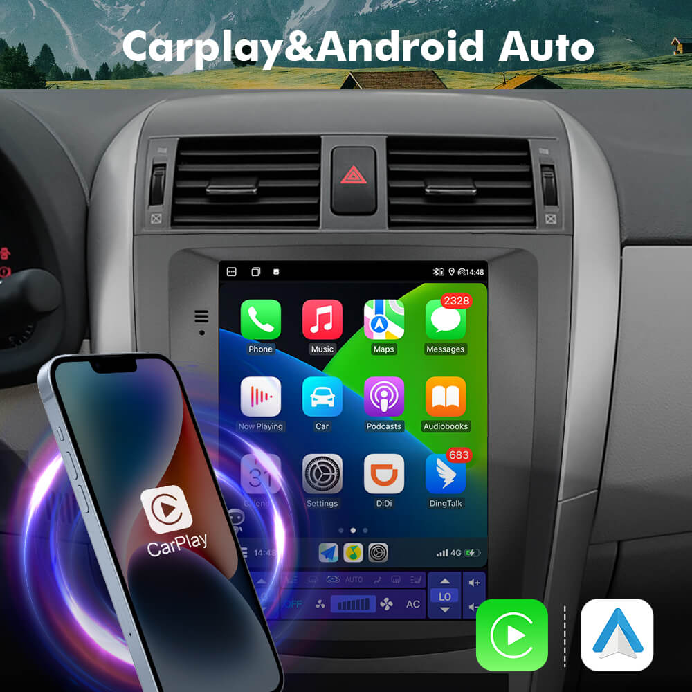 ISUDAR Android 12 Car Radio For Toyota Corolla E140 E150 2006-2013 ...