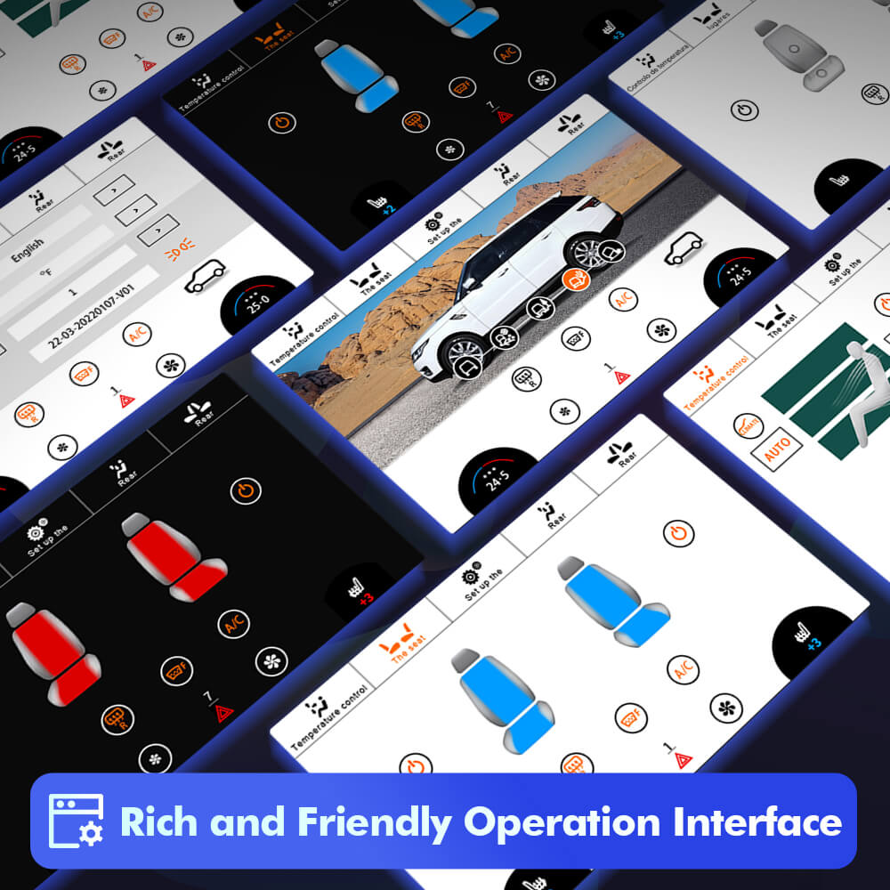 AC Panel 9 inch Touch LCD Screen For Range Rover Sport L494 (2014-2017 ...