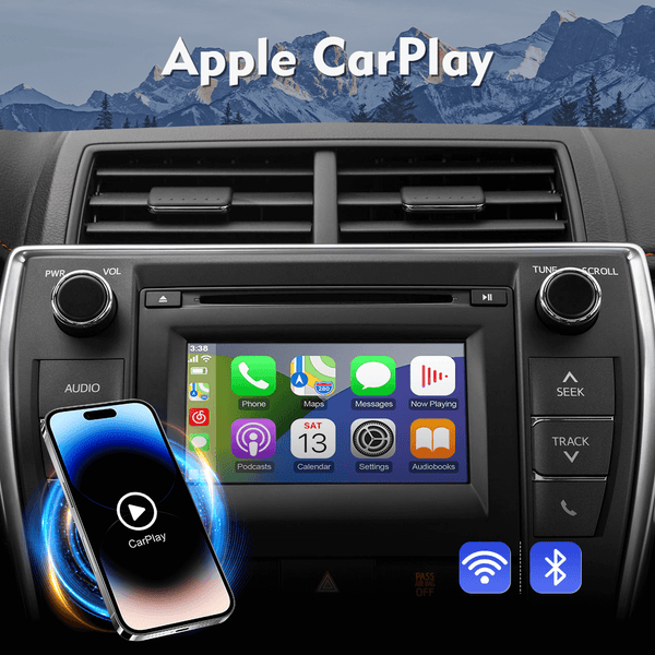 Wireless CarPlay & Android Auto Receiver Smart Box for Toyota 2014-2019 ...