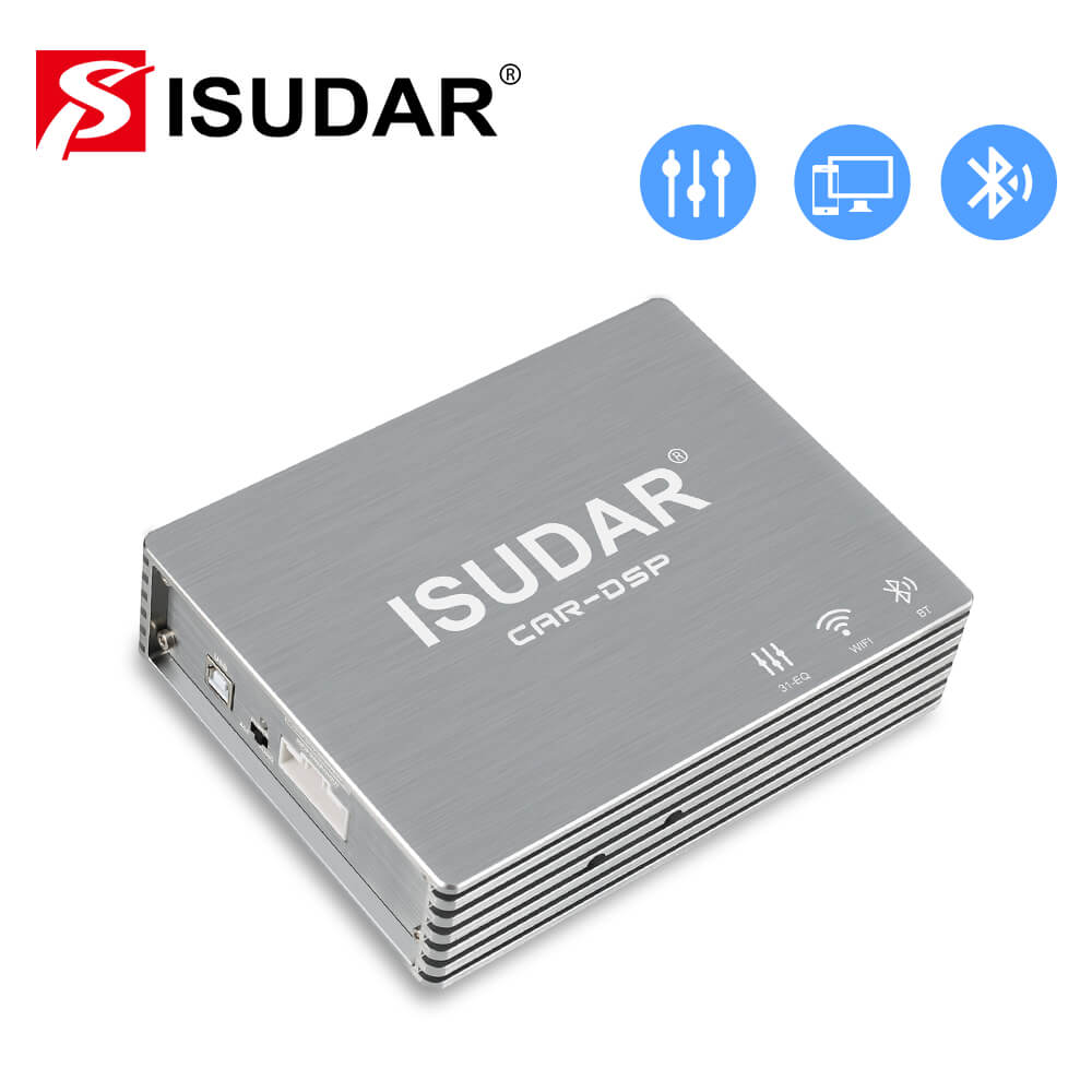 ISUDAR Plug and play DA0402 Auto Stereo DSP Amplifier 4 channels input ...