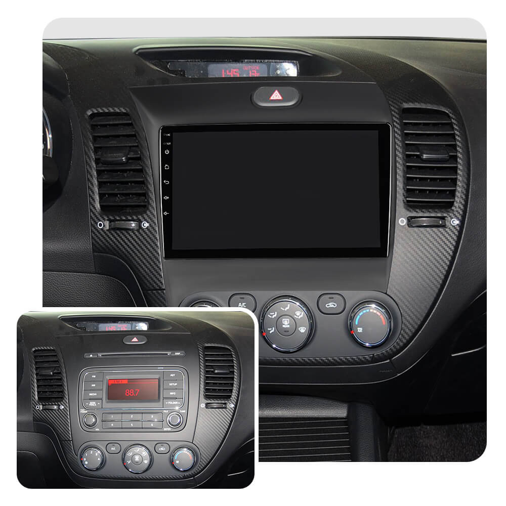 ISUDAR 9 inch Car Radio Fascia Frame Facials Panel Dashboard For Kia/K3 ...