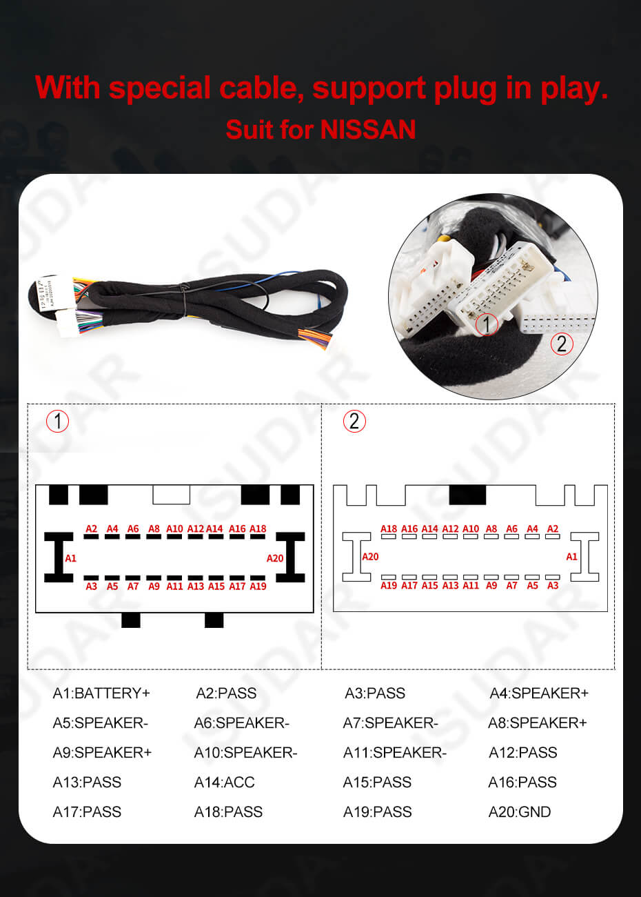 ISUDAR Car DSP DA608 Amplifier 8 Channel for Speakers Audio Sound ...