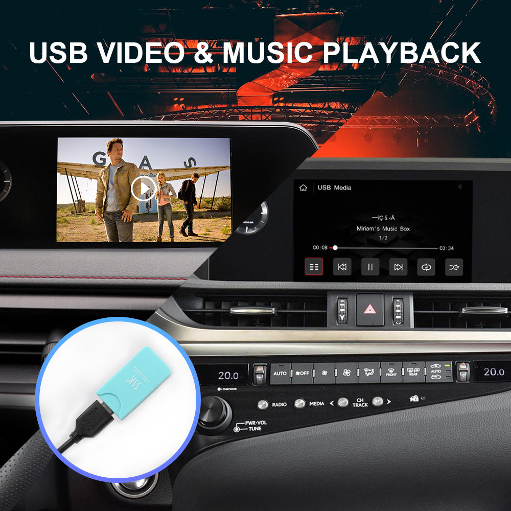 ISUDAR Carplay Module For Lexus NX UX GS RX LC LS LM ES 2017- Android ...