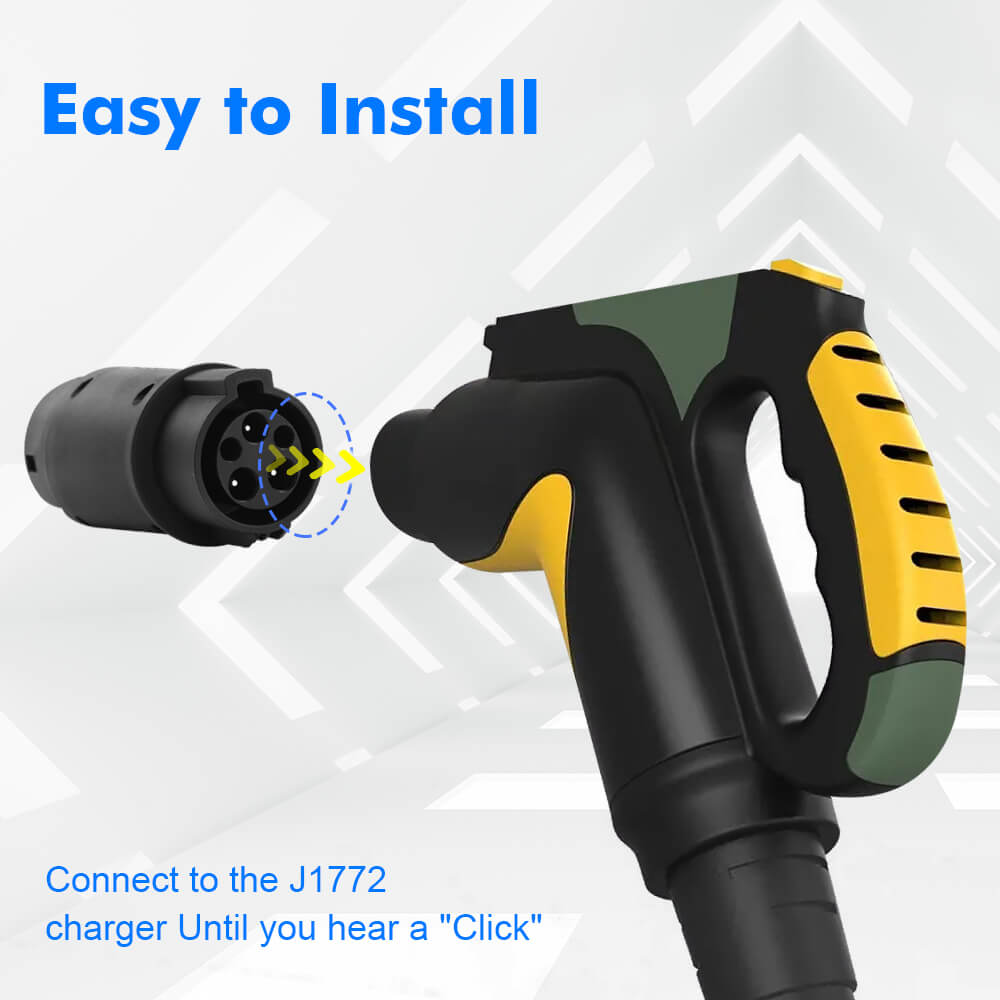 ISUDAR Electric Vehicle Charging Connector J1772 Type 1 to IEC 62196 ...