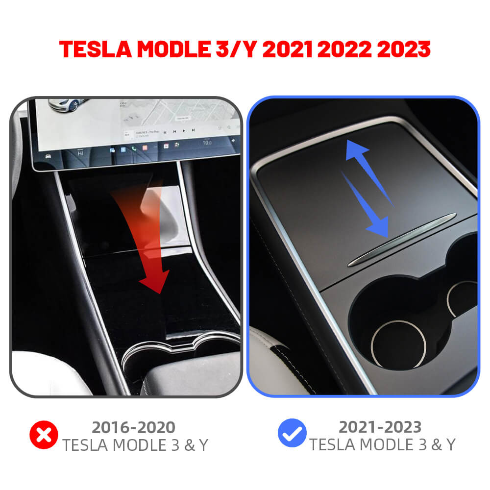 ISUDAR Storage Box for 2021-2023 Tesla Model 3 Model Y 4 Pieces Car ...
